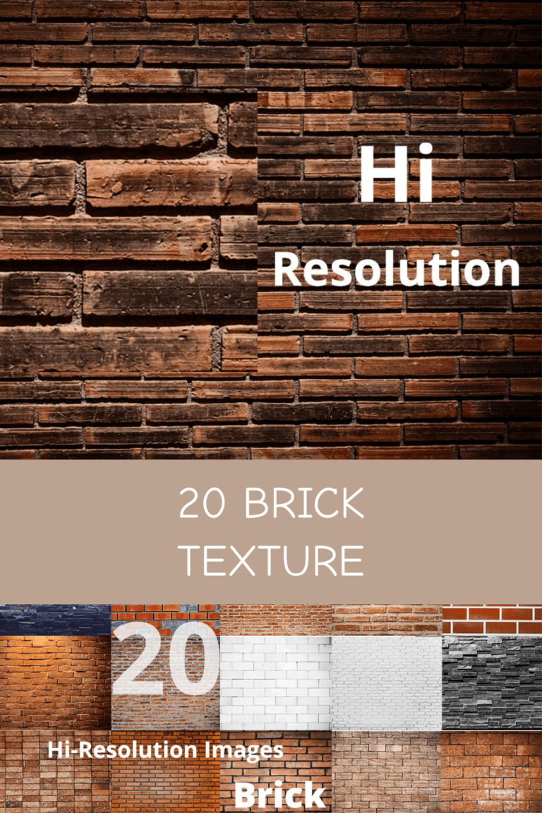 20 Brick Textures Pack – MasterBundles