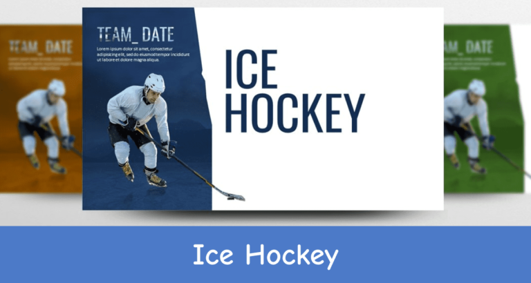 Ice Hockey Powerpoint Template – MasterBundles
