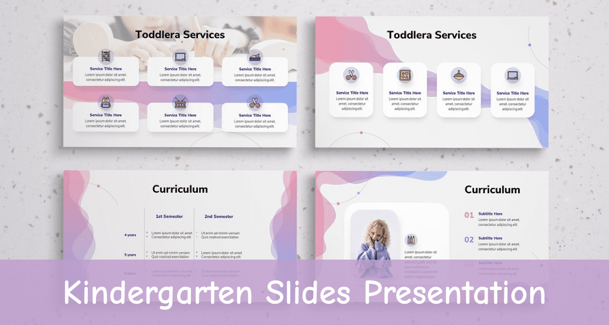 Kindergarten Slides Presentation – MasterBundles
