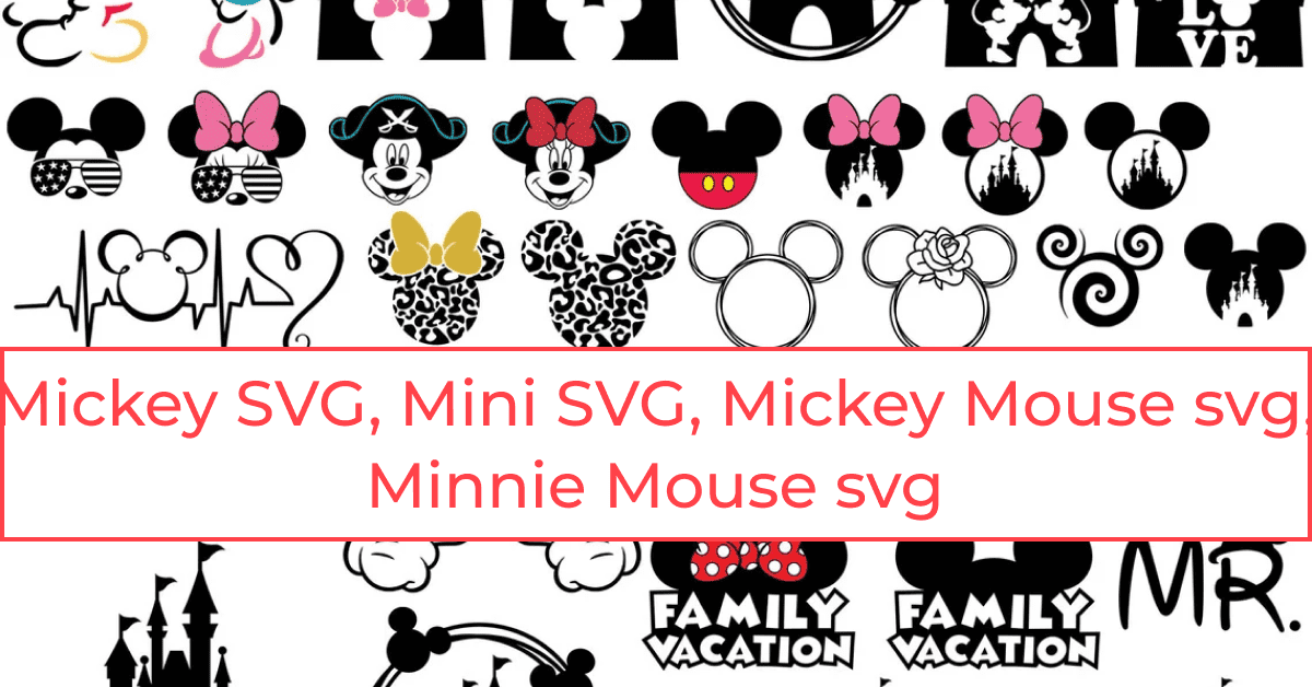 Mickey SVG Files – MasterBundles