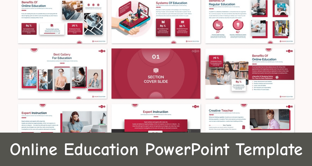 Online Education PowerPoint Template – MasterBundles