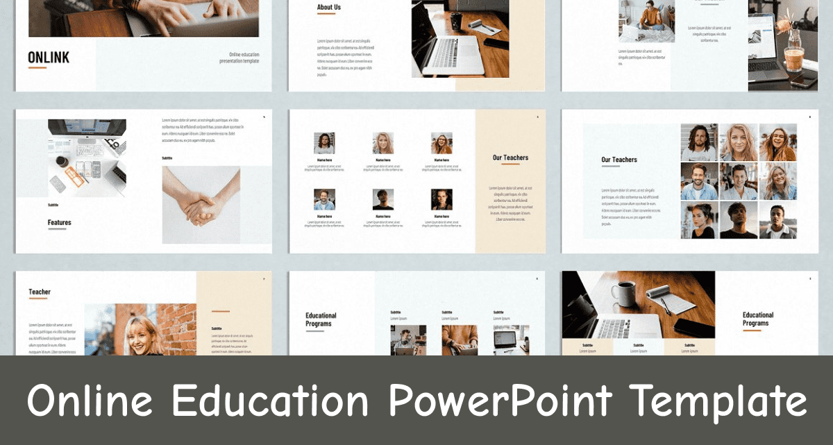 Online Education PowerPoint Template – MasterBundles