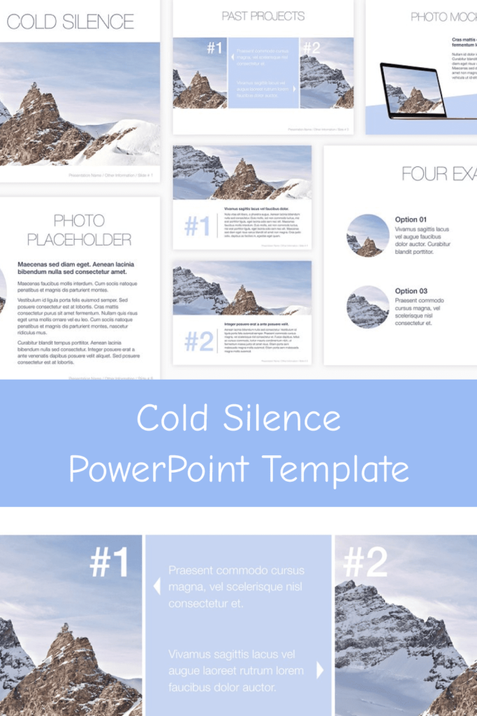 Cold Silence PowerPoint Template – MasterBundles