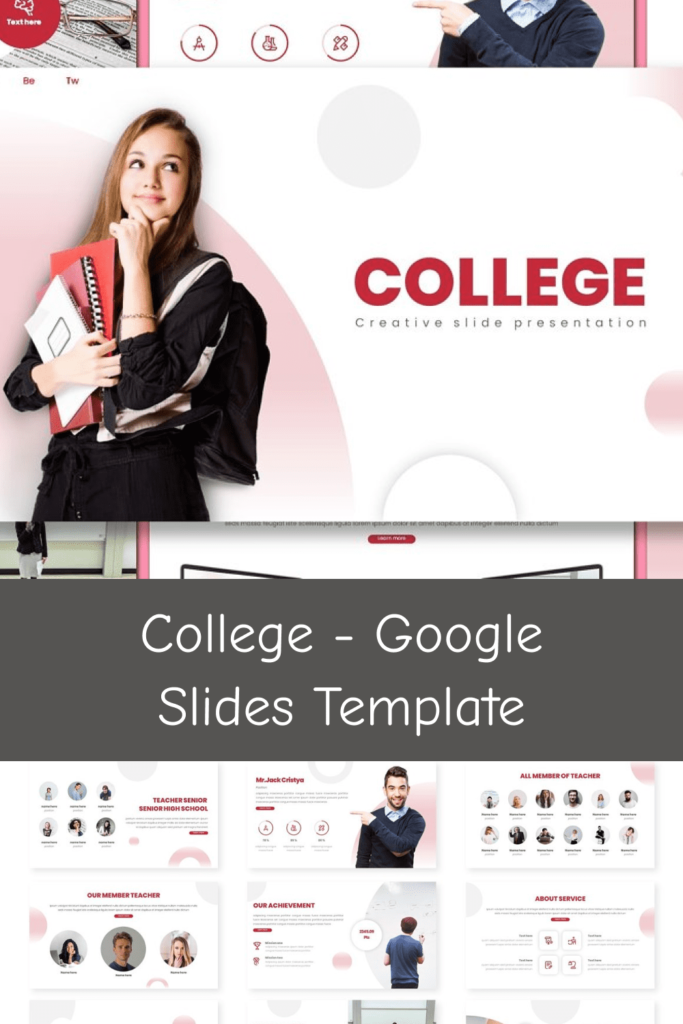 College - Google Slides Template – MasterBundles