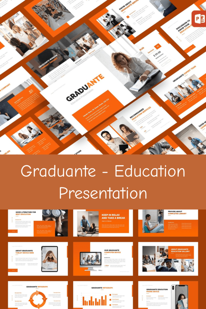 Graduante - Education Presentation – MasterBundles