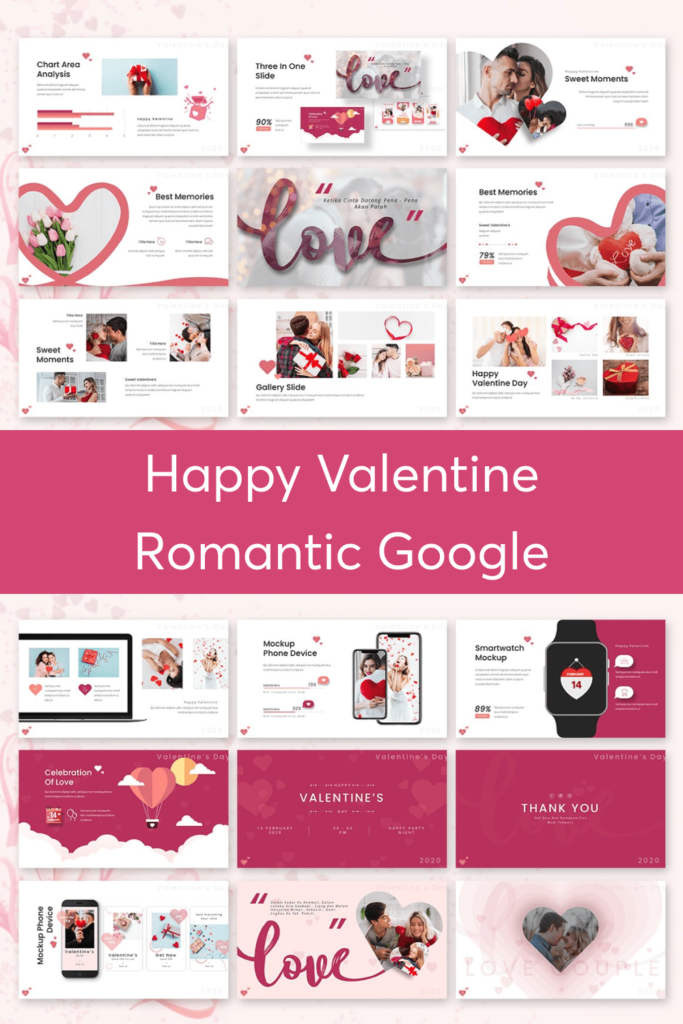 Happy Valentine - Romantic Google Slides – MasterBundles