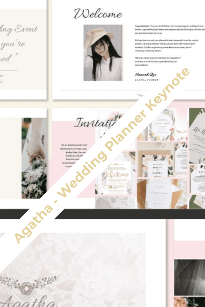 Agatha - Wedding Planner Keynote – MasterBundles
