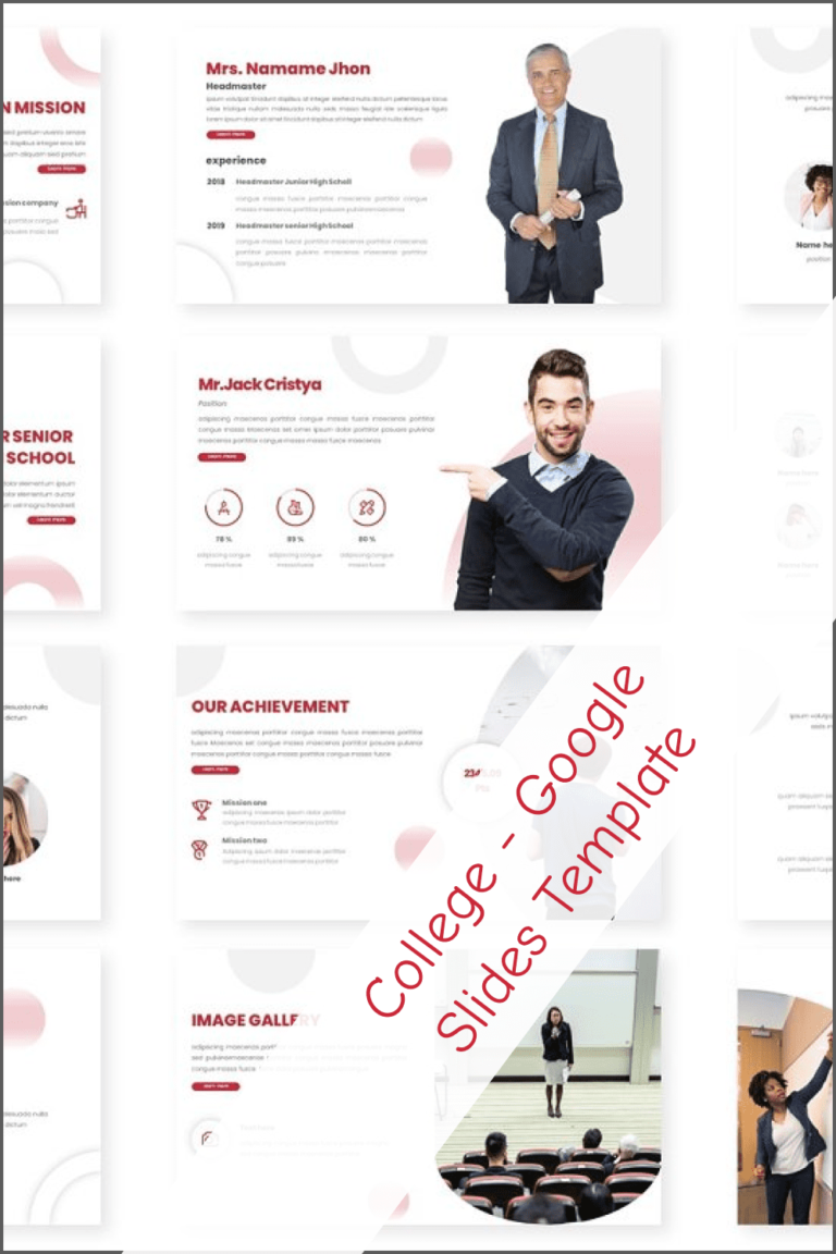 College - Google Slides Template – MasterBundles