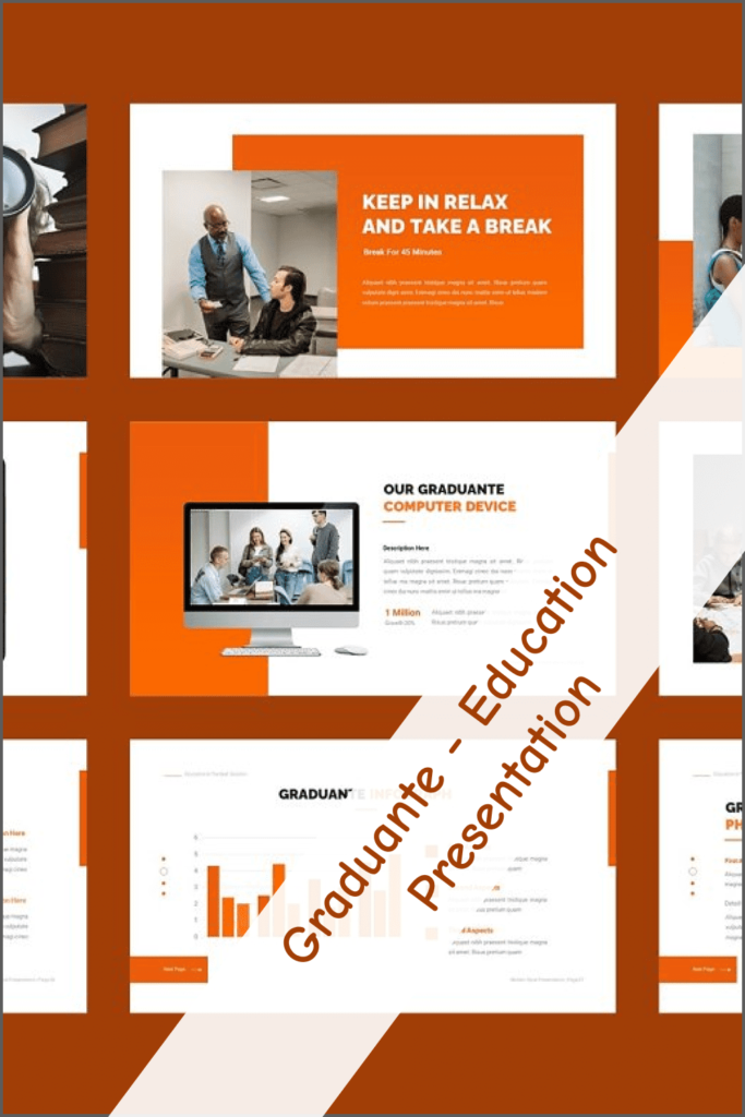 Graduante - Education Presentation – MasterBundles