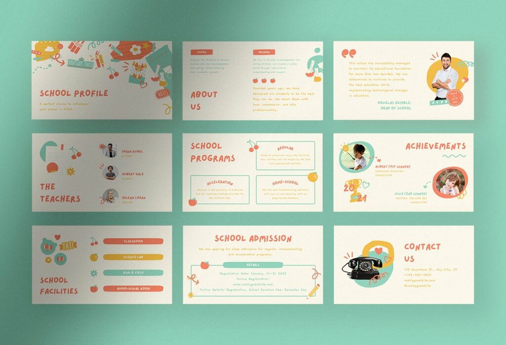 Elementary School Presentation – MasterBundles