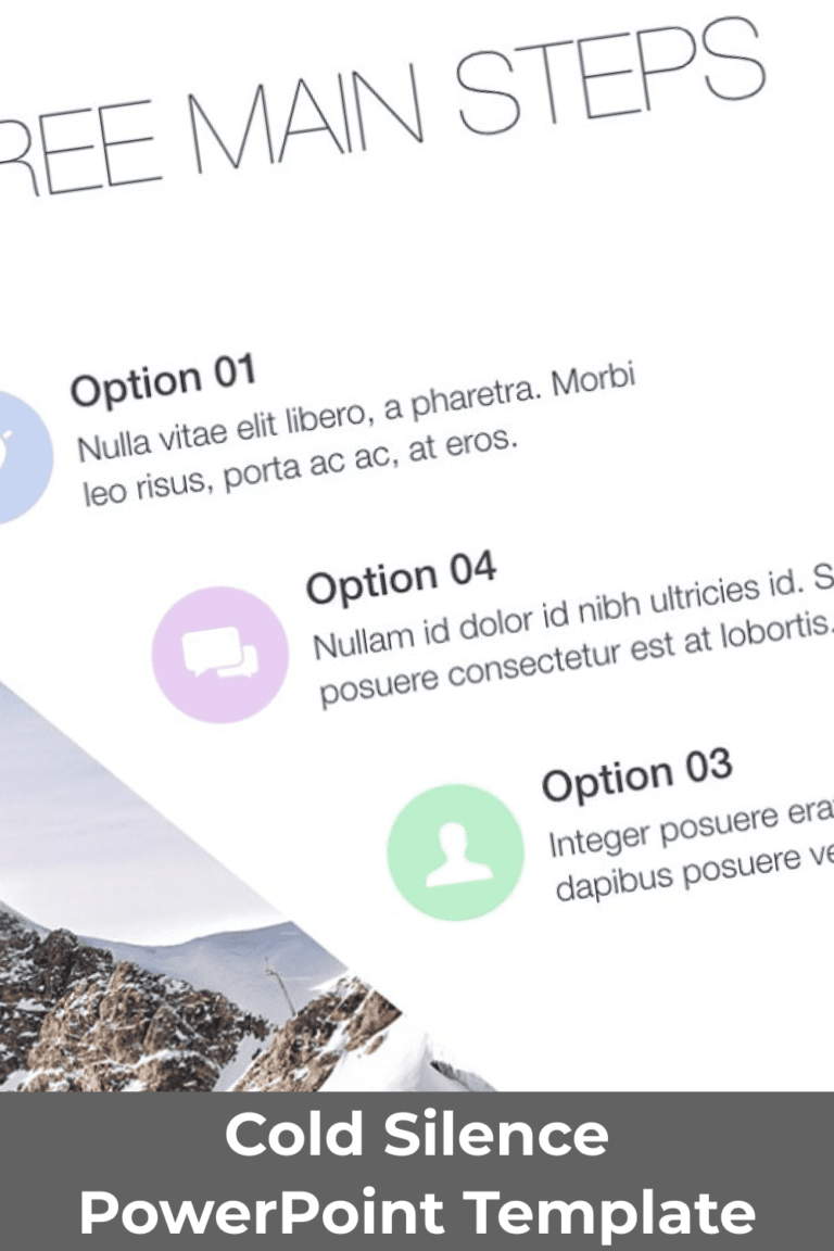 Cold Silence PowerPoint Template – MasterBundles