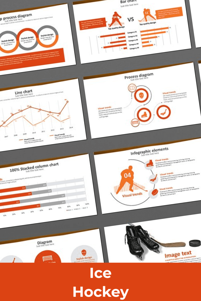 Ice Hockey Powerpoint Template – MasterBundles
