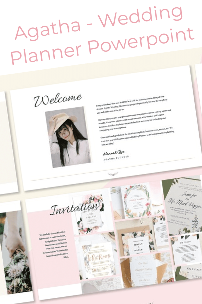 Agatha - Wedding Planner Powerpoint – MasterBundles