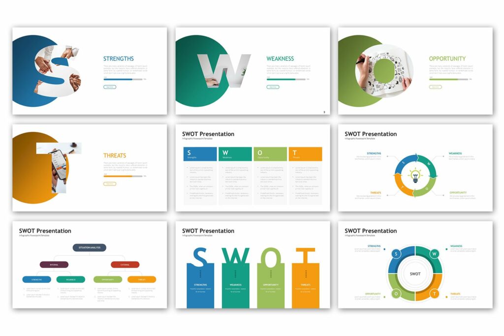 SWOT - Infographic Template – MasterBundles
