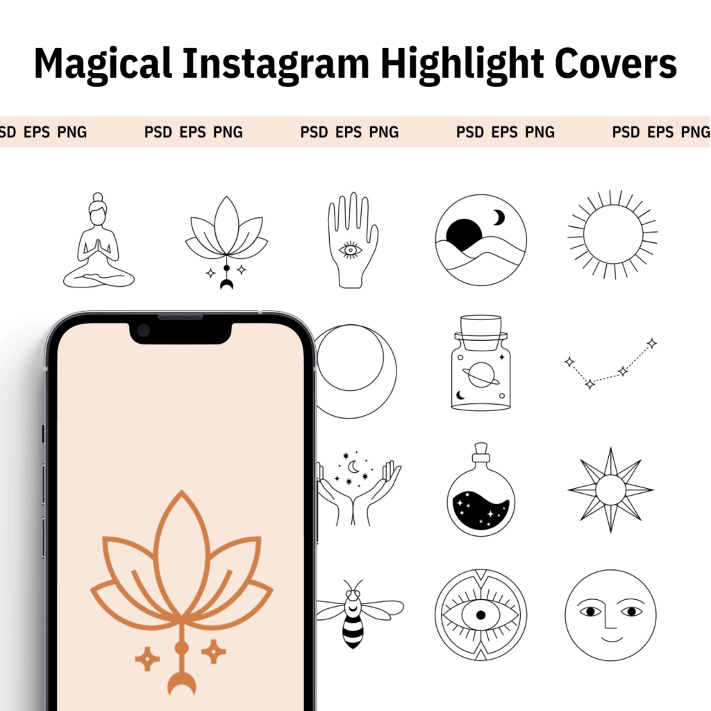 Magical Instagram Highlight Covers – MasterBundles