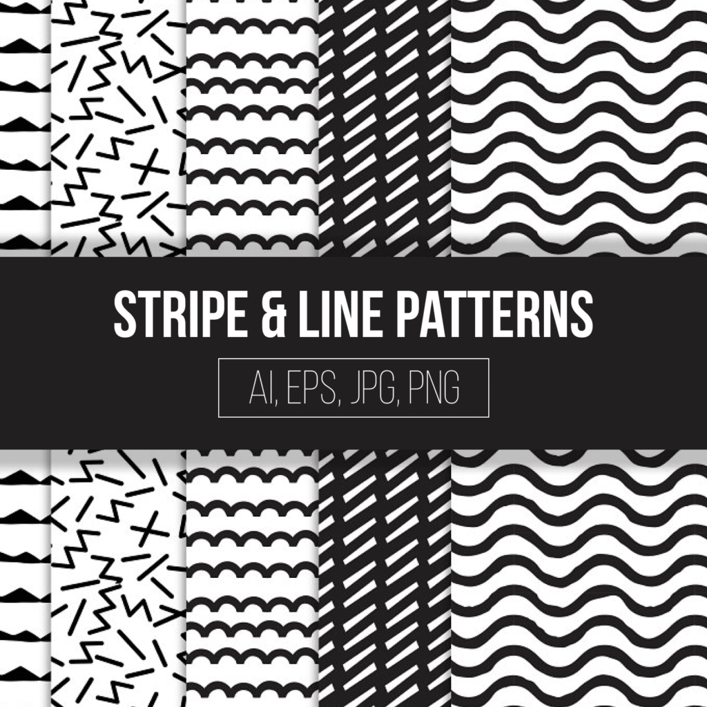Stripe & Line Patterns – MasterBundles