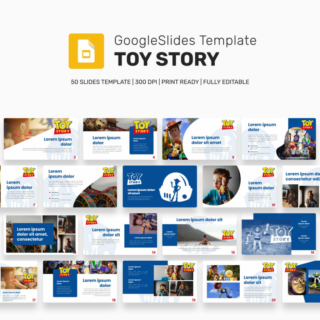 Toy Story Disney Google Slides Theme – MasterBundles