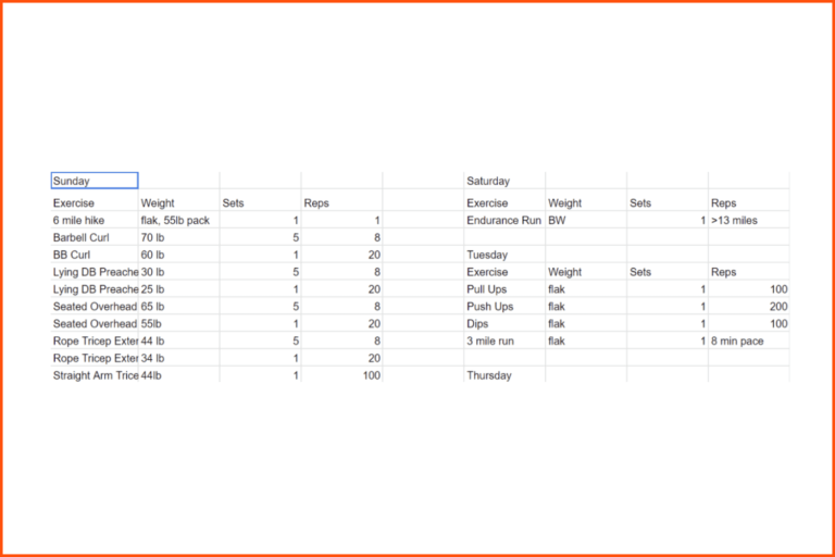10+ Best Free Google Sheets Workout Planner Templates for 2022