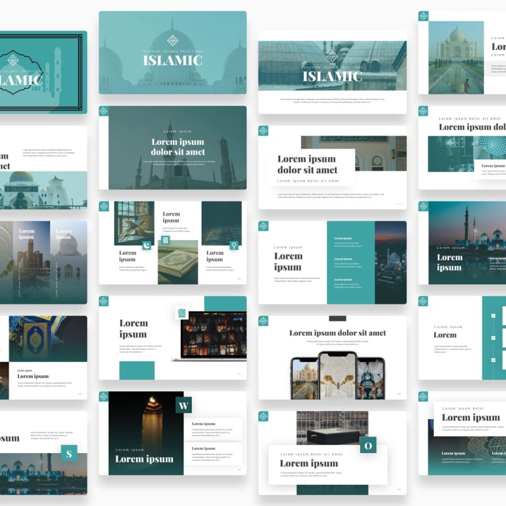 Islamic Presentation PowerPoint Template – MasterBundles