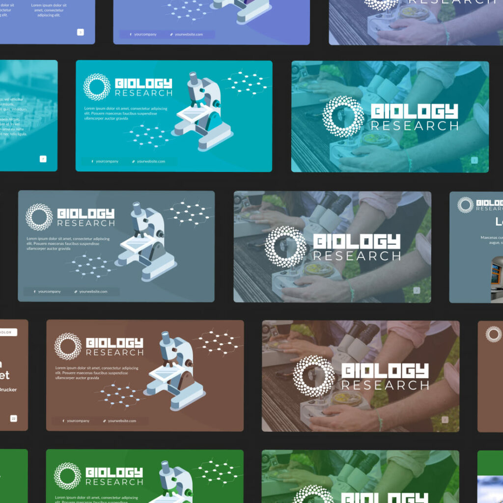 Science Research Powerpoint Template – MasterBundles