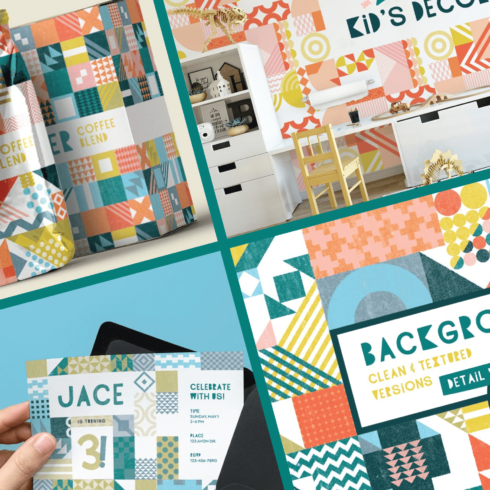 Super Fun Geometric Patterns – MasterBundles
