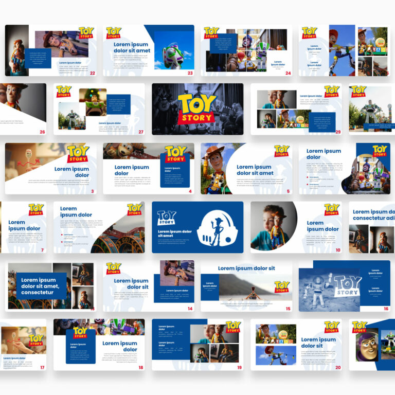 Toy Story Disney Presentation: 50 Slides PPTX, KEY, Google Slides ...