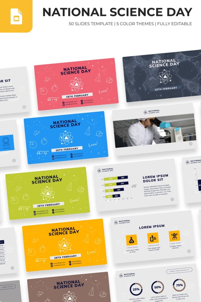 National Science Day Google Slides | Master Bundles