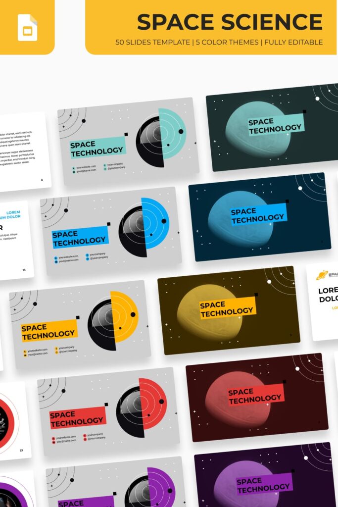Space Science Google Slides | Master Bundles