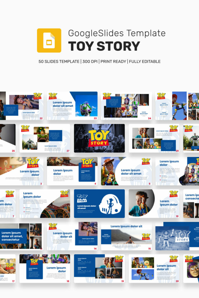 Toy Story Disney Google Slides Theme – MasterBundles