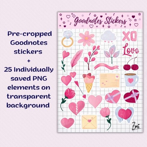 Valentine's Day Digital Stickers Pack PNG - MasterBundles