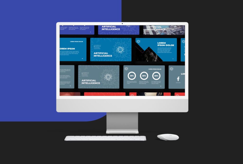 AI Learning Presentation Template – MasterBundles