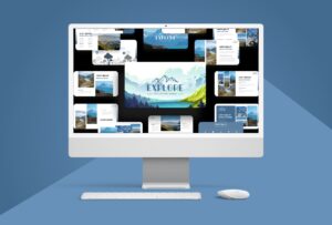 Explore Travel Presentation: 50 Slides PPTX, KEY, Google Slides ...