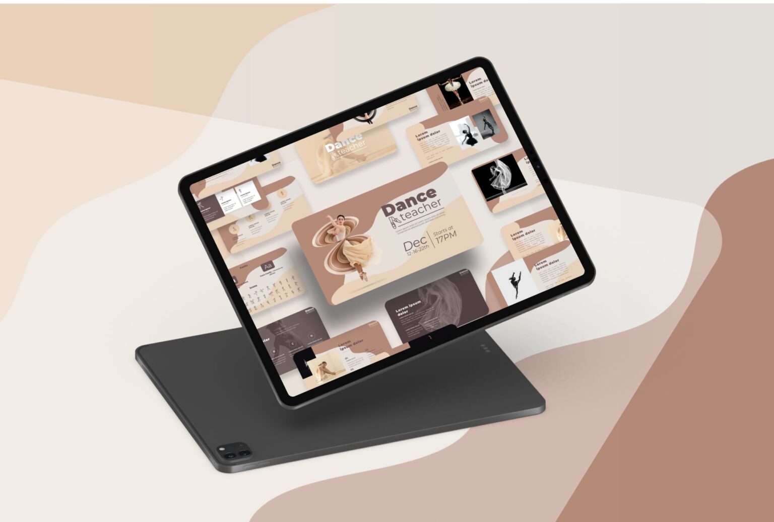 Dance Teacher Presentation: 50 Slides PPTX, KEY, Google Slides | Master ...