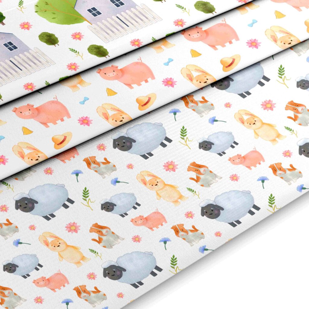 Cute farm collection of elements and compositions - MasterBundles