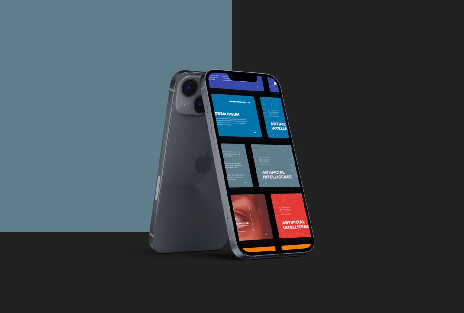 AI Learning Presentation Template – MasterBundles
