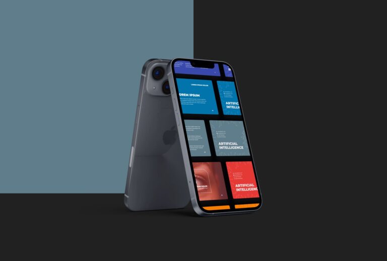 AI Learning Presentation Template – MasterBundles