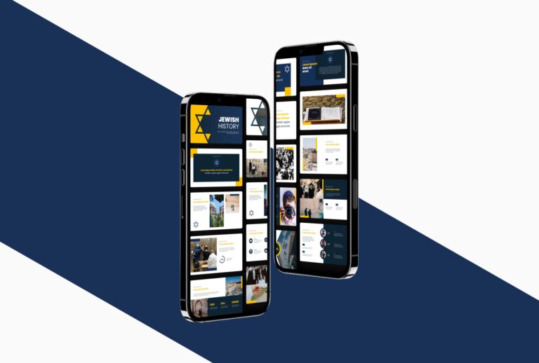 Judaism Presentation Template: 50 Slides PPTX, KEY, Google Slides ...