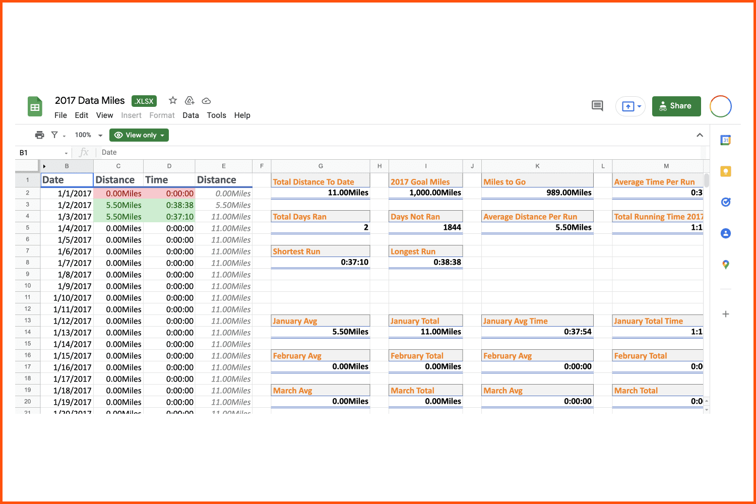 10 Best Free Google Sheets Workout Planner Templates For 2022 2023 