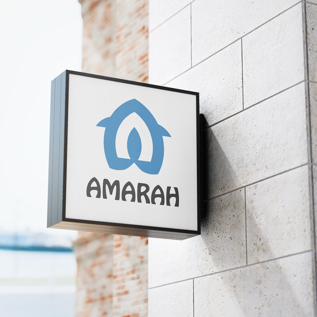 Amarah, A Letter + Leaf Logo Template - only $15 - MasterBundles