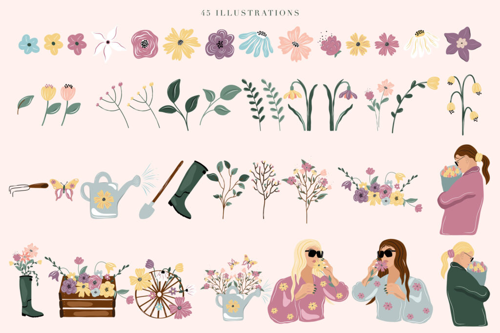 Hello Spring Collection - MasterBundles