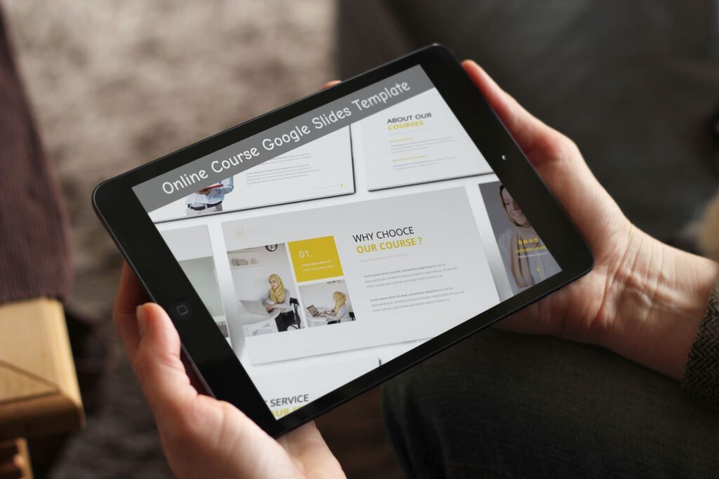 Online Course Google Slides Templates – MasterBundles