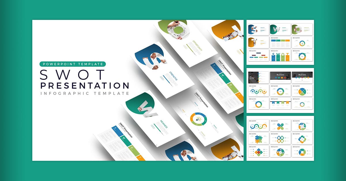 SWOT - Infographic Template – MasterBundles