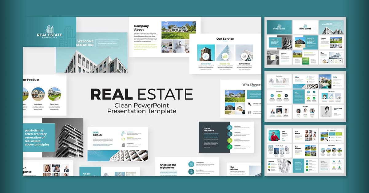 Real Estate PowerPoint Presentation – MasterBundles
