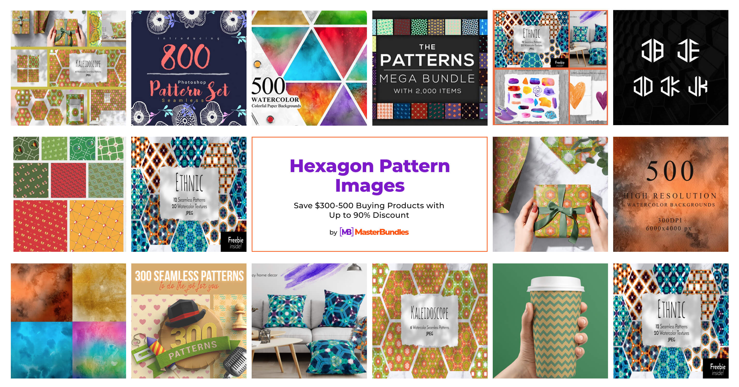 94+ Hexagon Pattern Graphic Bundles 2025 - MasterBundles