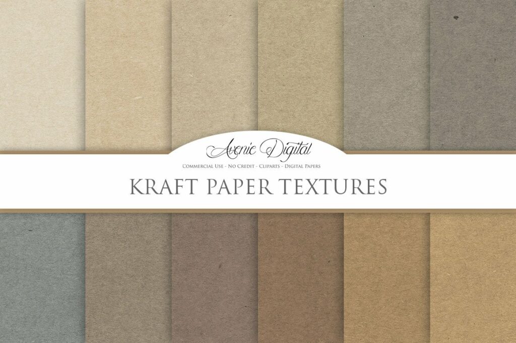 Kraft Paper Background Textures – MasterBundles