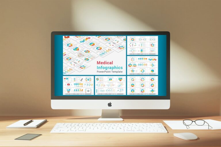 Medical Infographics PowerPoint – MasterBundles