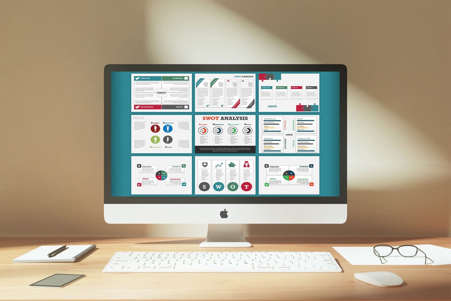 SWOT Mega Pack PowerPoint – MasterBundles