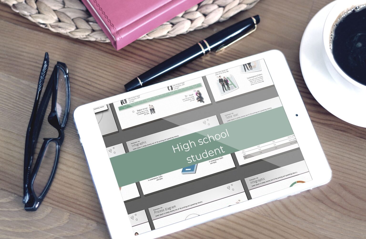 High School Student Powerpoint Template – MasterBundles