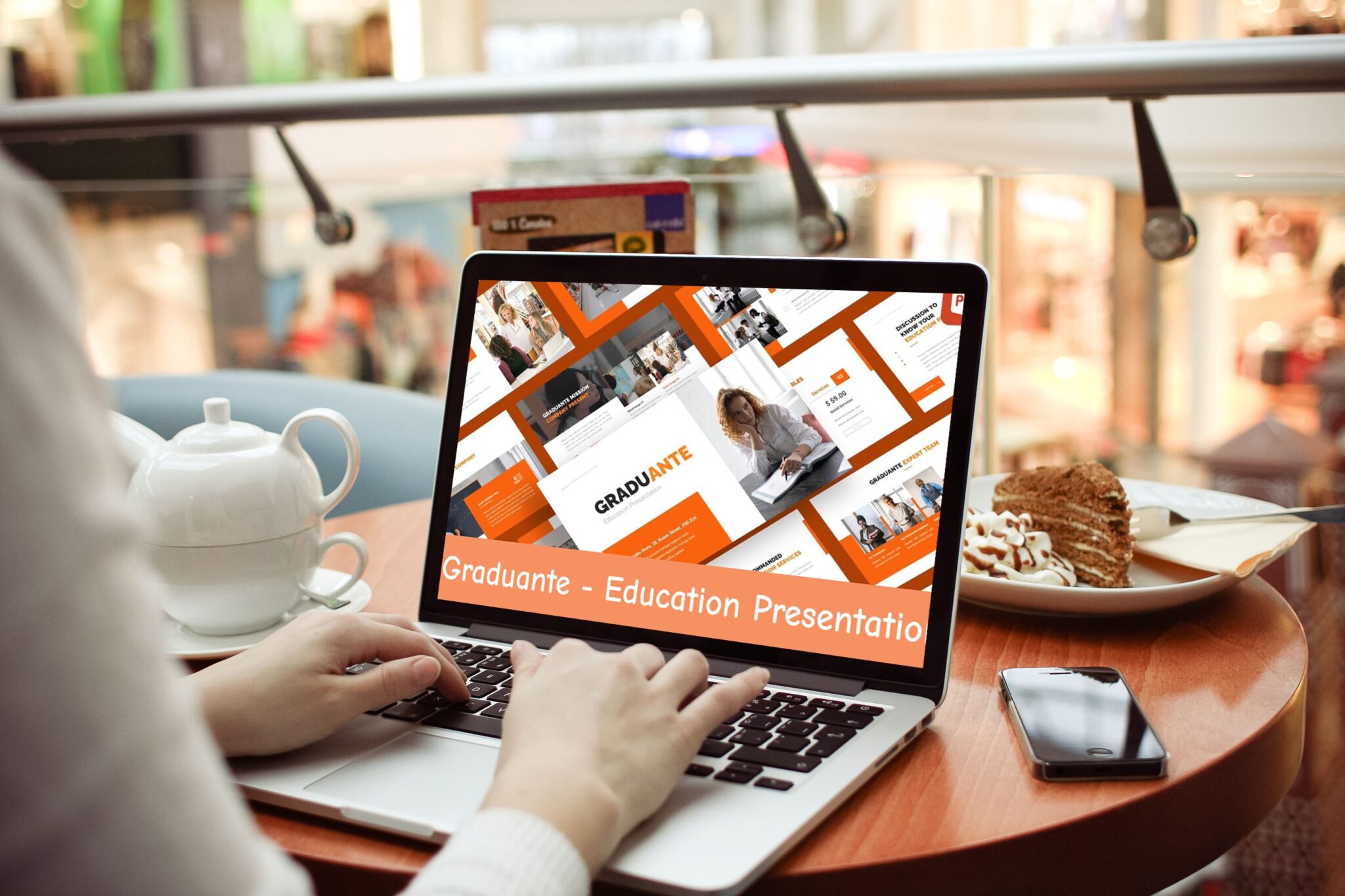 Graduante - Education Presentation – MasterBundles