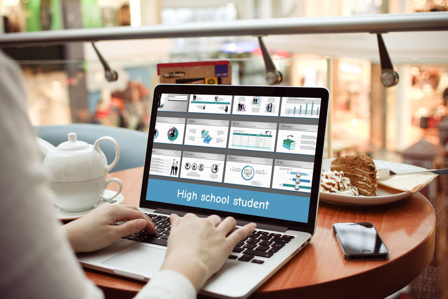 High School Student Powerpoint Template – MasterBundles